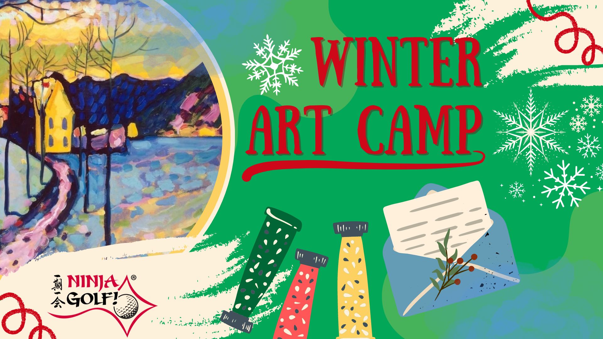 Winter Art Camp Snowflakes And Scenes Ninja Golf winter-art-camp-snowflakes-and-scenes-ninja-golf